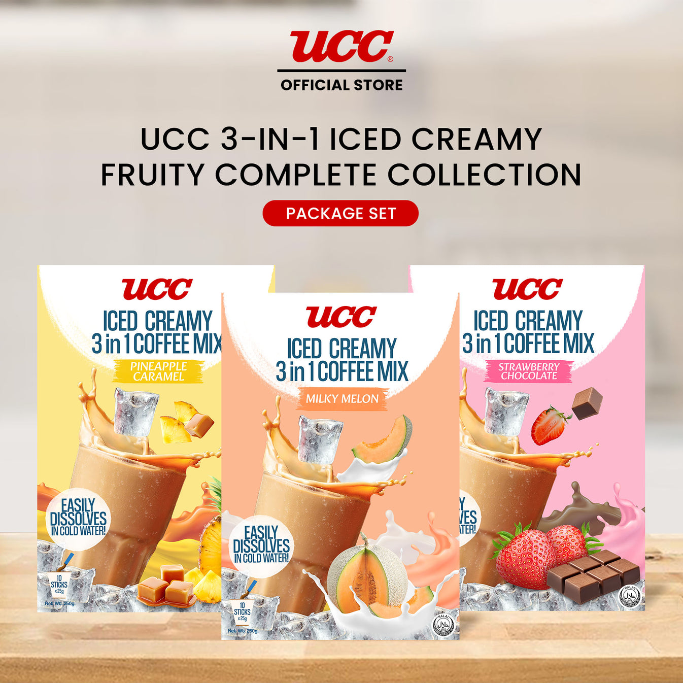 UCC 3-in-1 Iced Creamy Fruity Complete Collection – UCC Coffee PH
