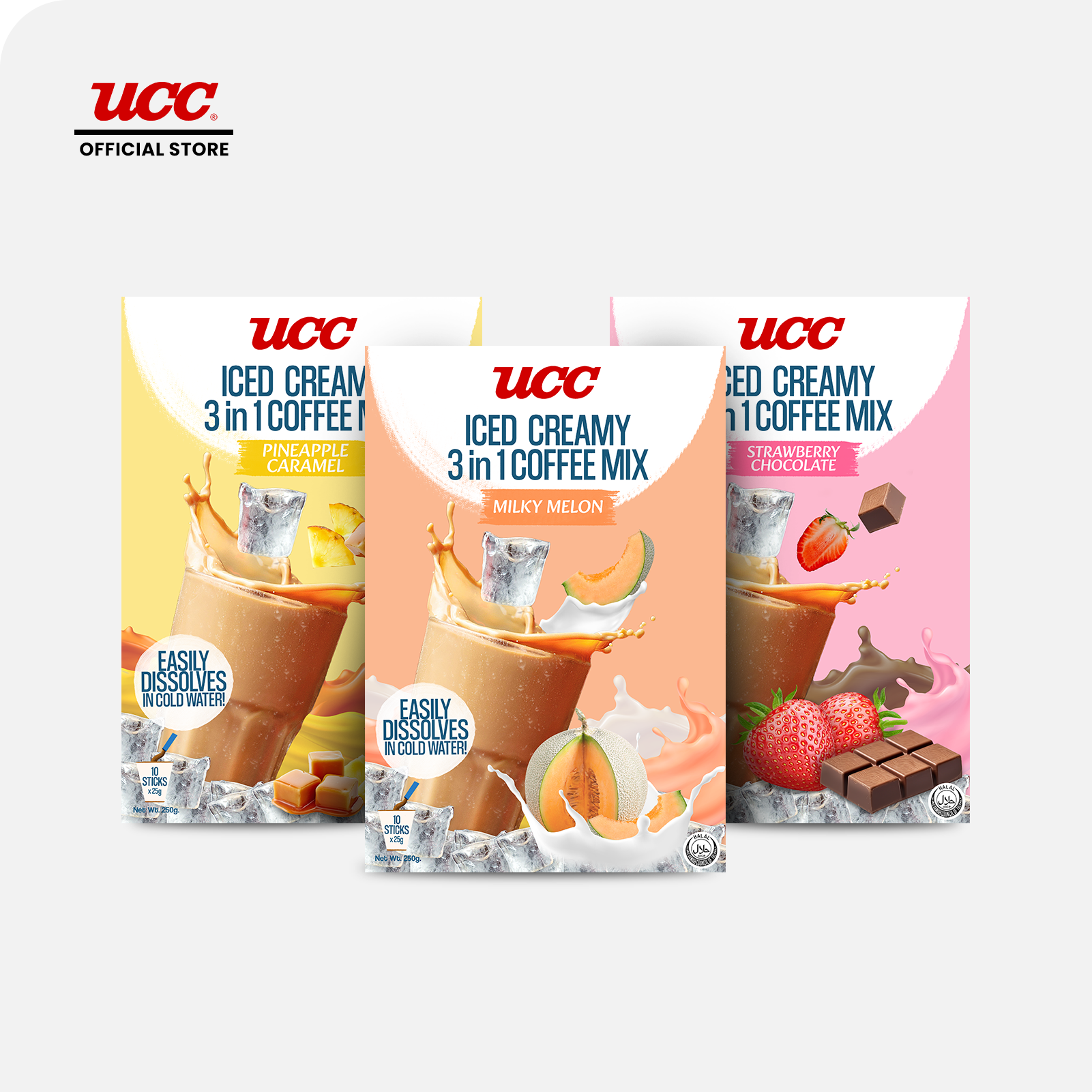 UCC 3-in-1 Iced Creamy Fruity Complete Collection – UCC Coffee PH