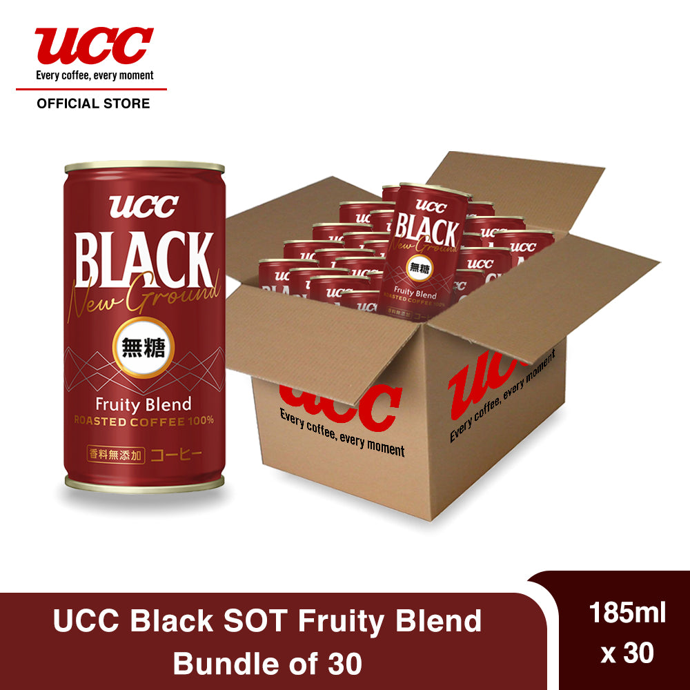 UCC Black SOT Fruity Blend 185ml Bundle of 30 – UCC Coffee PH