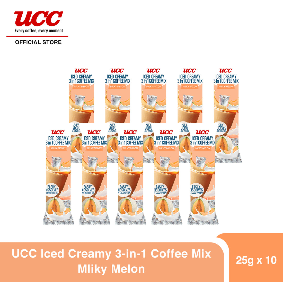 UCC Iced Creamy Fruity Milky Melon 3-in-1 Coffee Mix – UCC Coffee PH