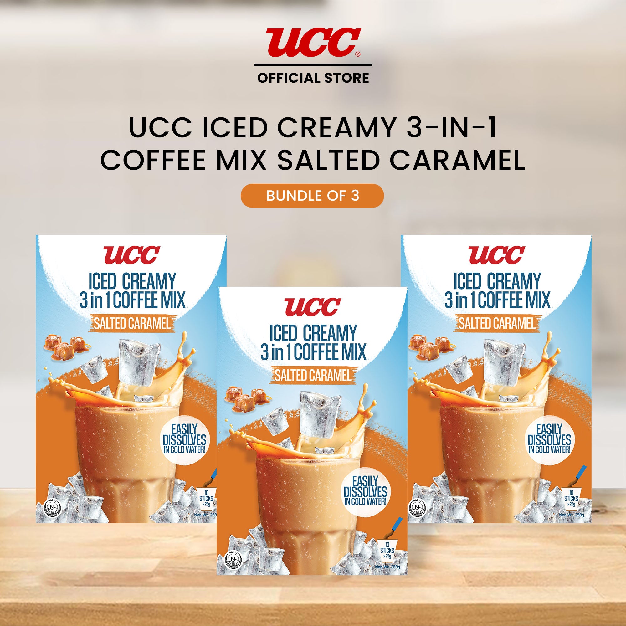 UCC Iced Creamy Salted Caramel 3-in-1 (Bundle of 3) – UCC Coffee PH