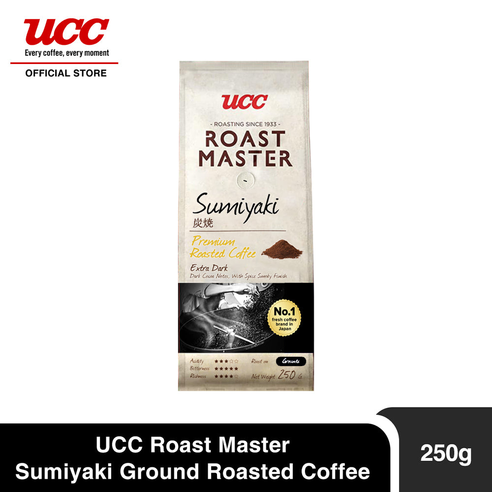 UCC Roast Master Sumiyaki Ground Coffee 250g – UCC Coffee PH