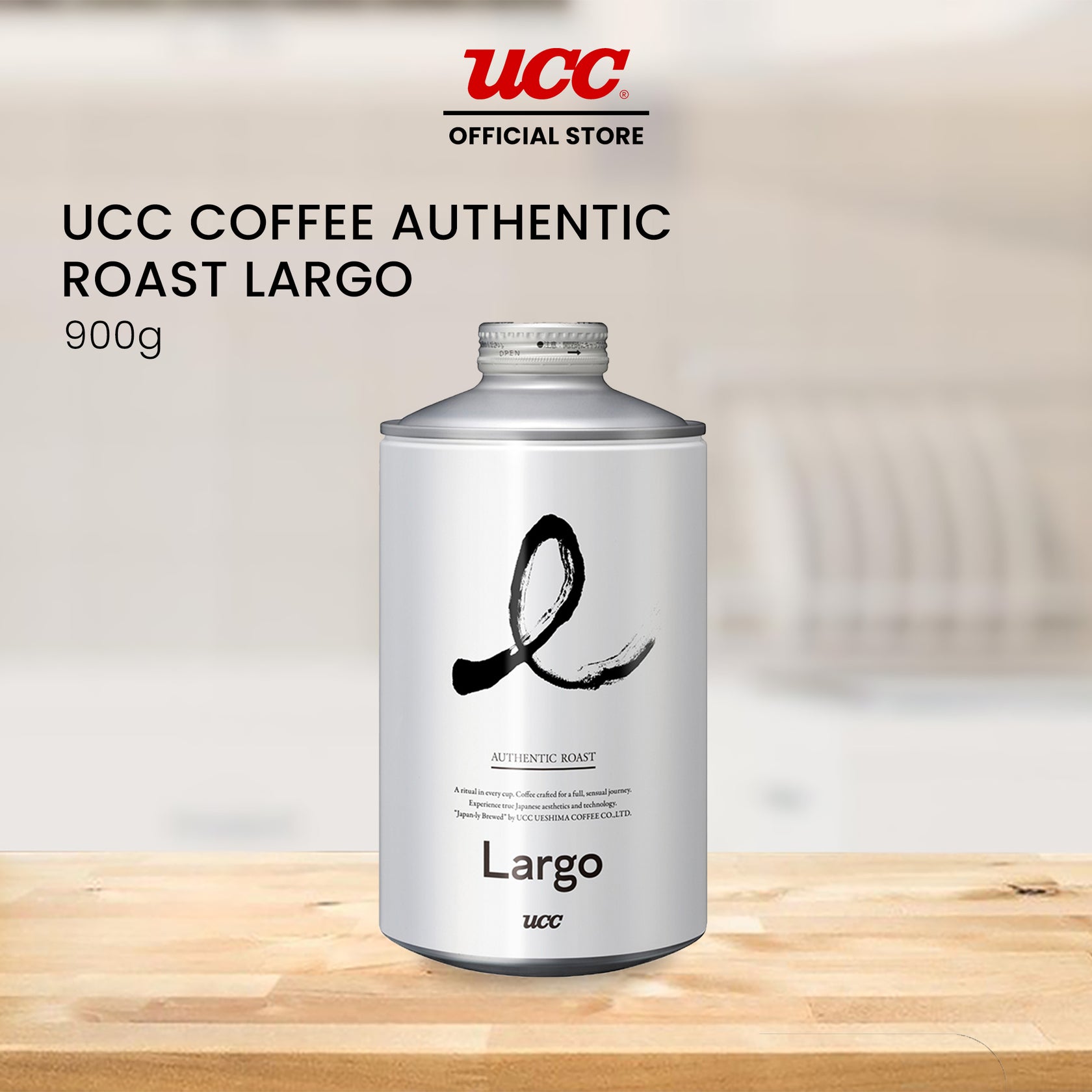 UCC Coffee Authentic Roast Largo 900g – UCC Coffee PH