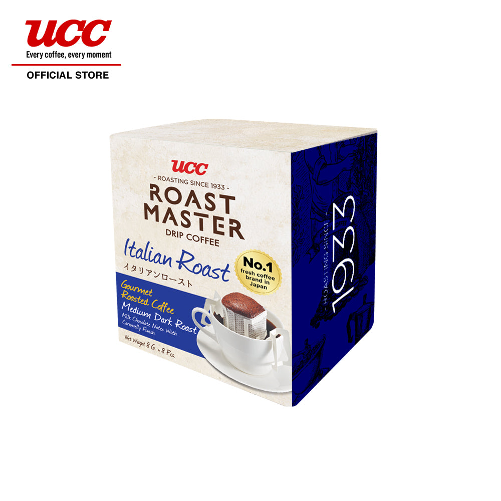 UCC Roast Master Drip Coffee Italian Roast 8g – UCC Coffee PH